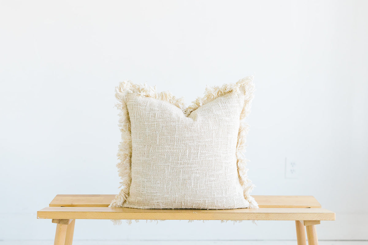 Tanah Natural | Handmade throw pillows and blankets | The Global Stitch