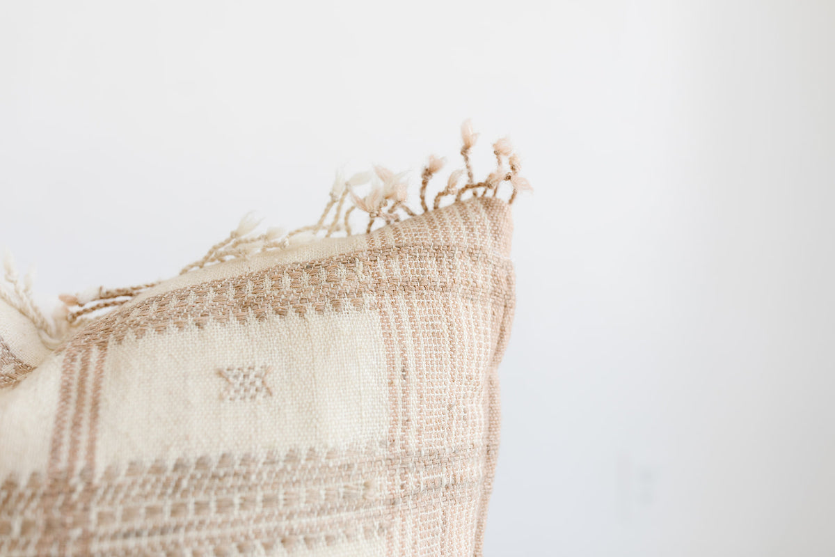 Reta | Handmade throw pillows and blankets | The Global Stitch