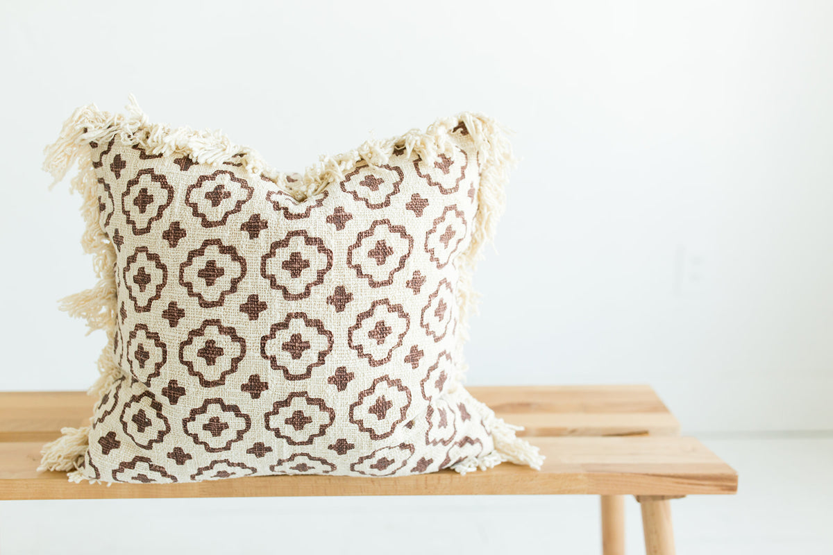 Amed | Handmade throw pillows and blankets | The Global Stitch
