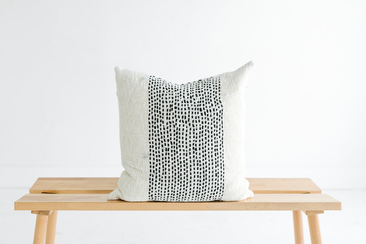 Kuta | Handmade throw pillows and blankets | The Global Stitch