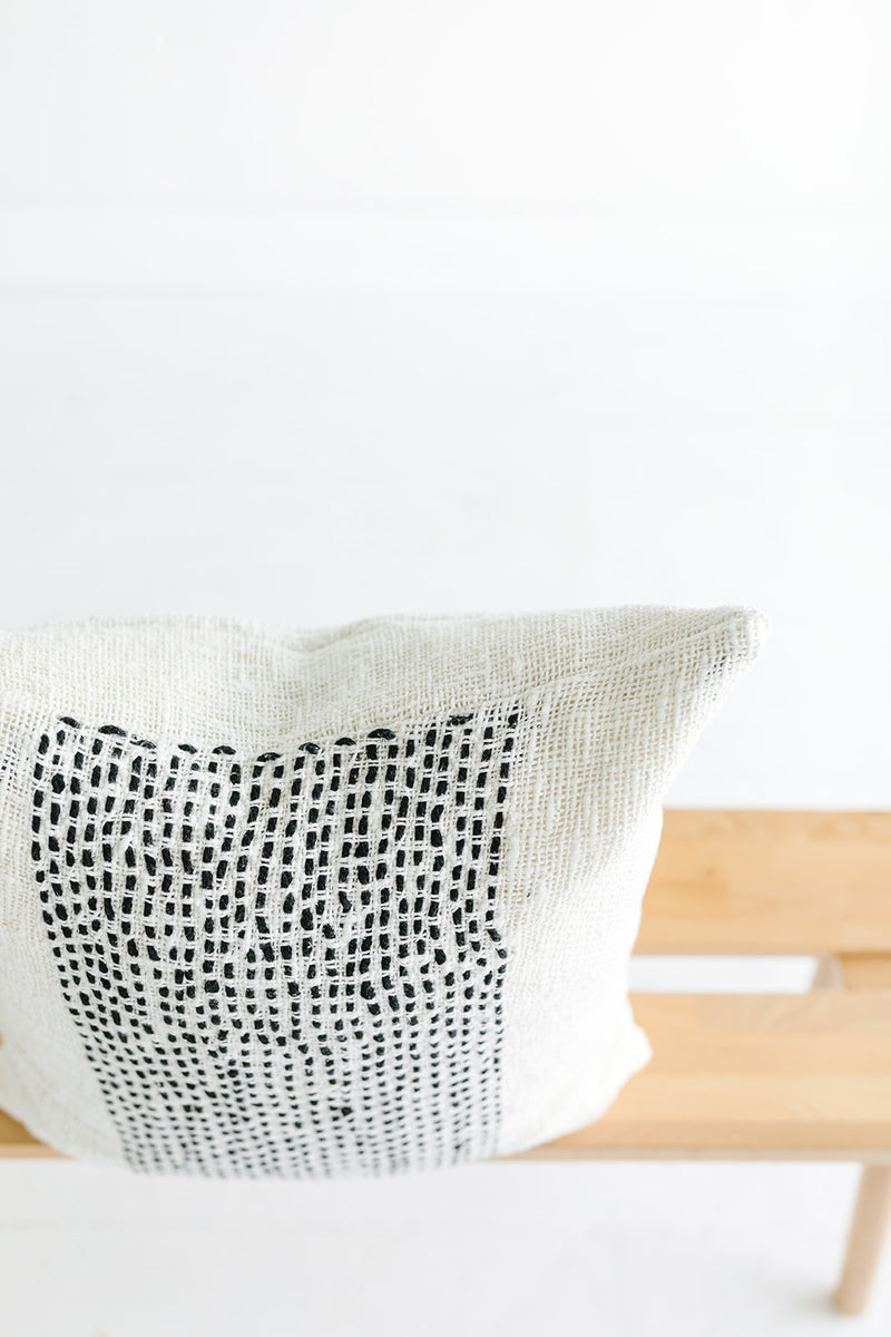 Kuta | Handmade throw pillows and blankets | The Global Stitch