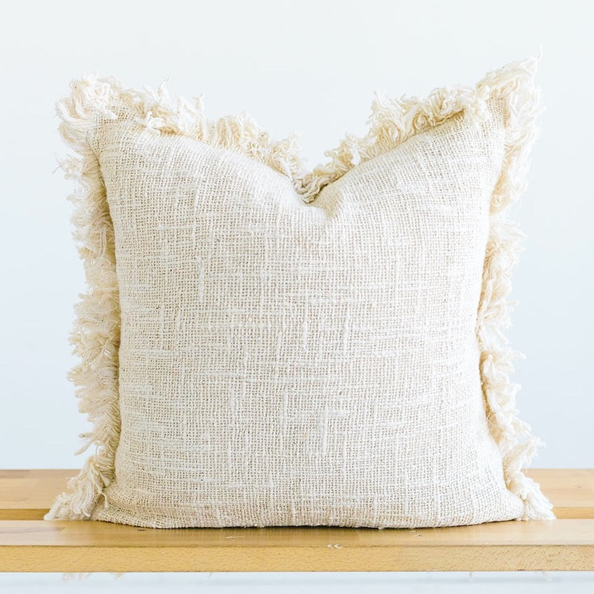 Tanah Natural | Handmade throw pillows and blankets | The Global Stitch
