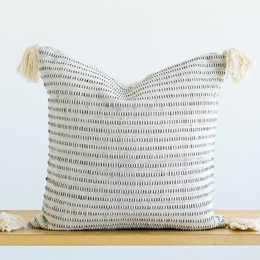 Agra | Handmade throw pillows and blankets | The Global Stitch